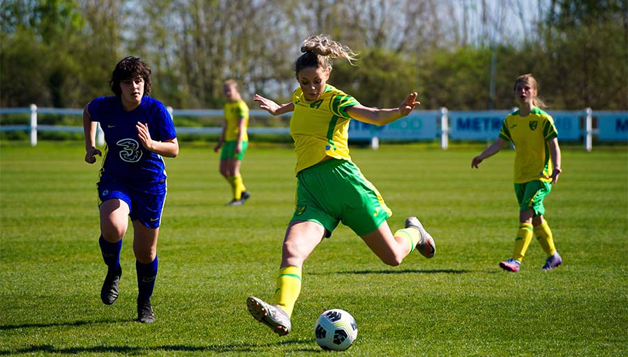 Girls football vs chelsea | Norwich City Community Sports Foundation