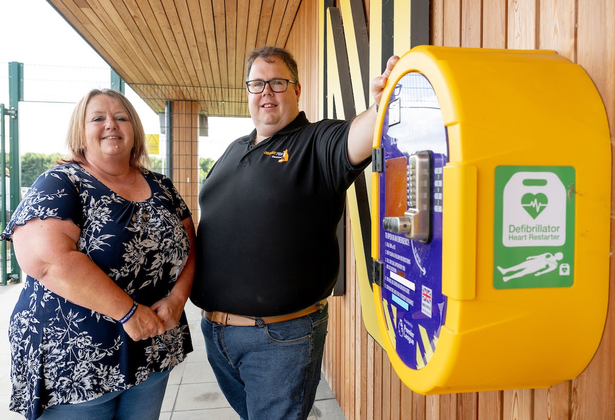 Orange Fox Defib | Norwich City Community Sports Foundation