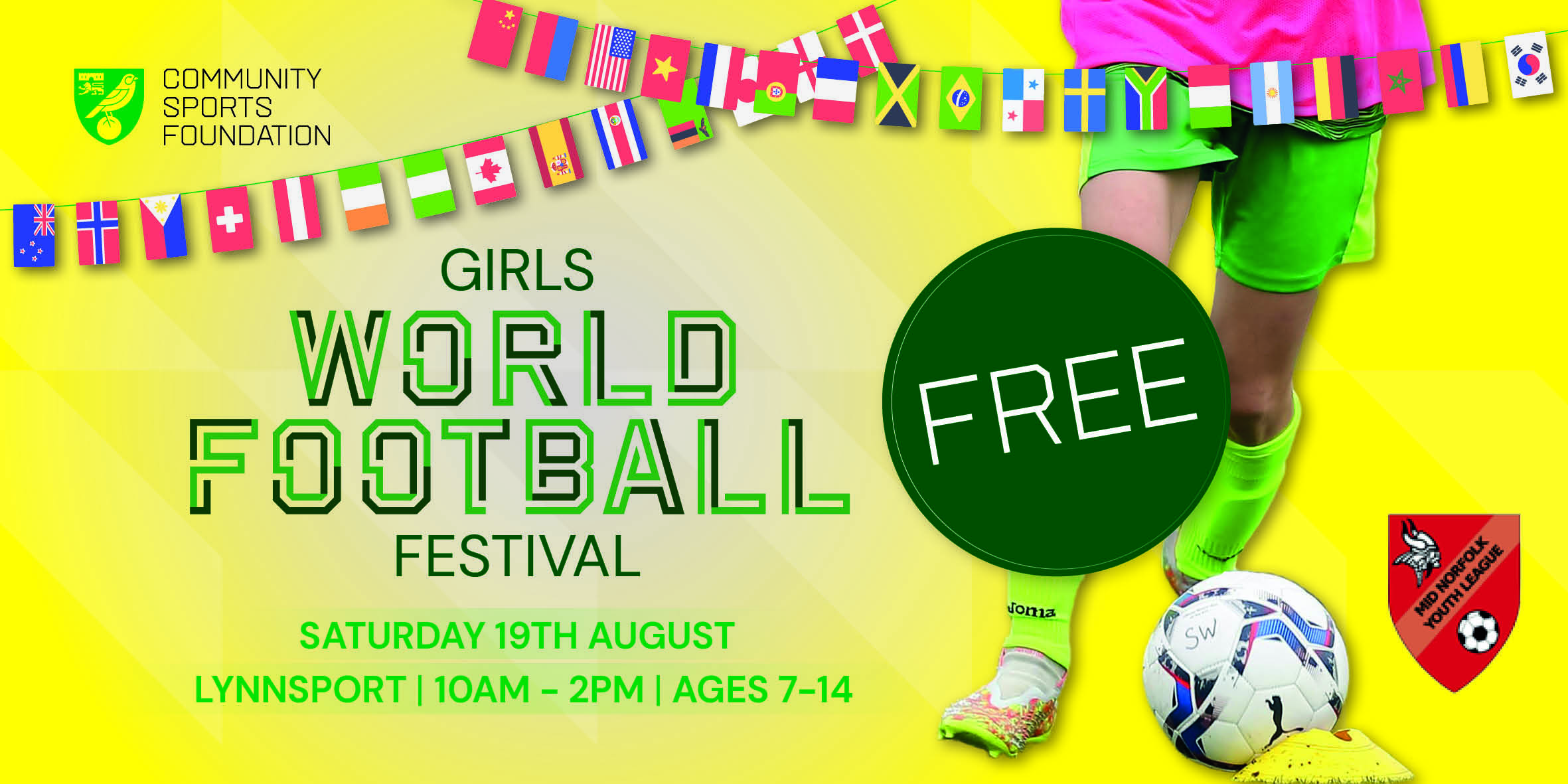 Girls World Football Festival 2023 | Norwich City Community Sports ...