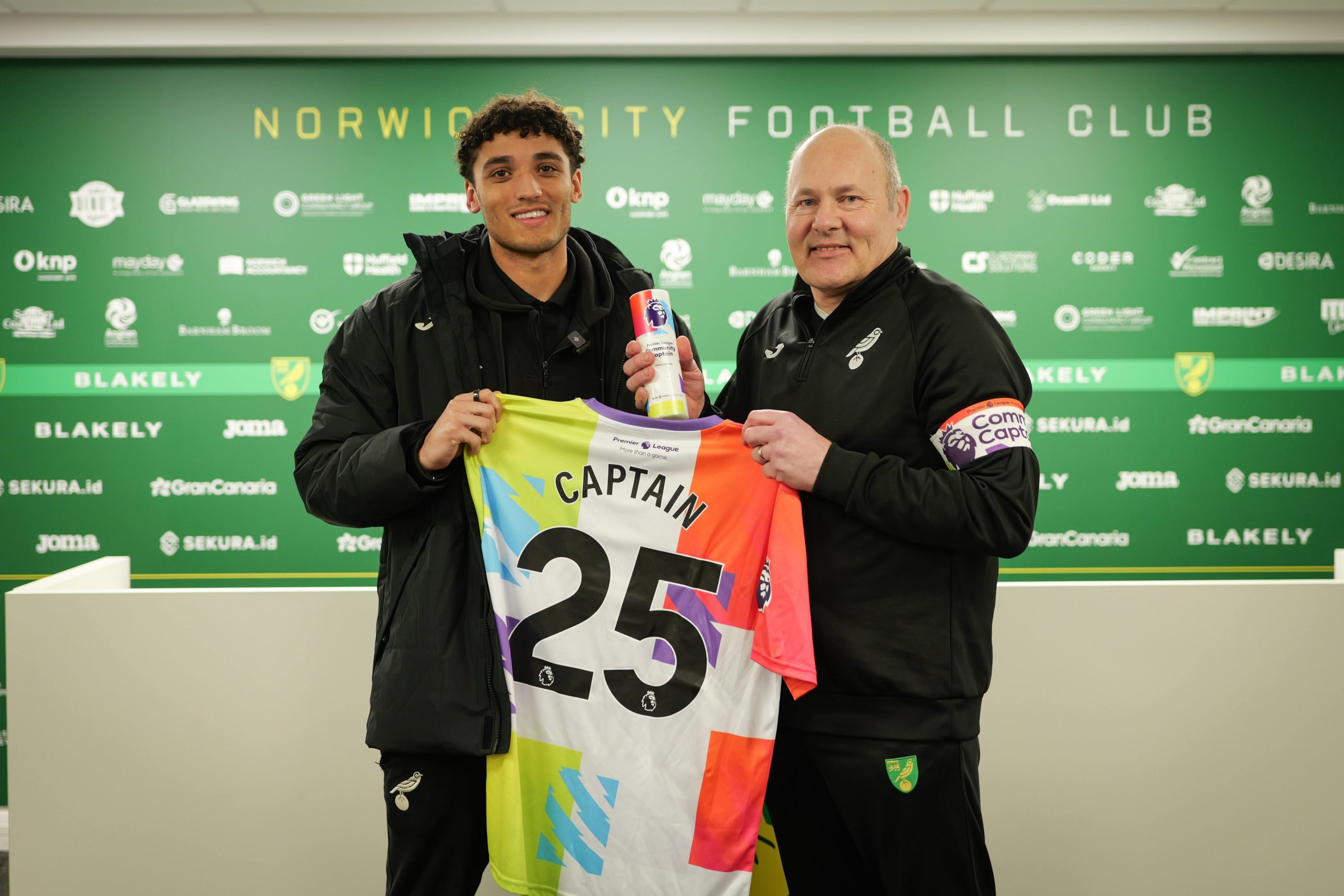 Clive Howard wins Norwich City's Premier League Community Captain award ...